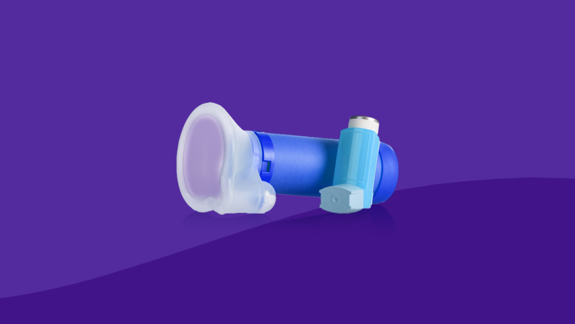 Teach your child how to properly use an asthma inhaler