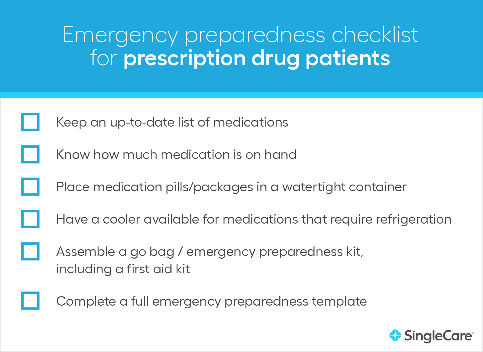 Medication disaster plan: Building and storing a first aid kit