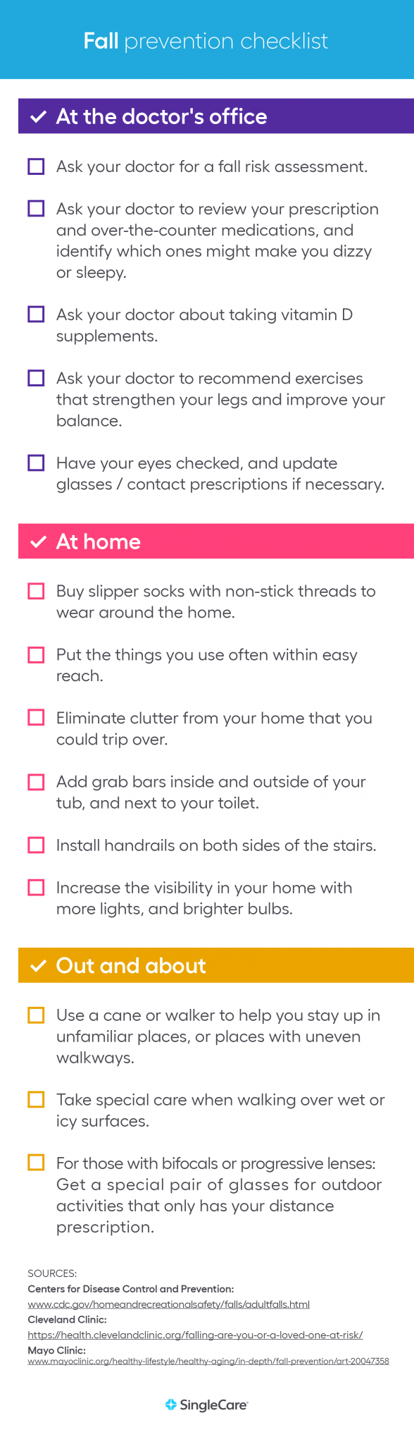 Fall prevention for seniors